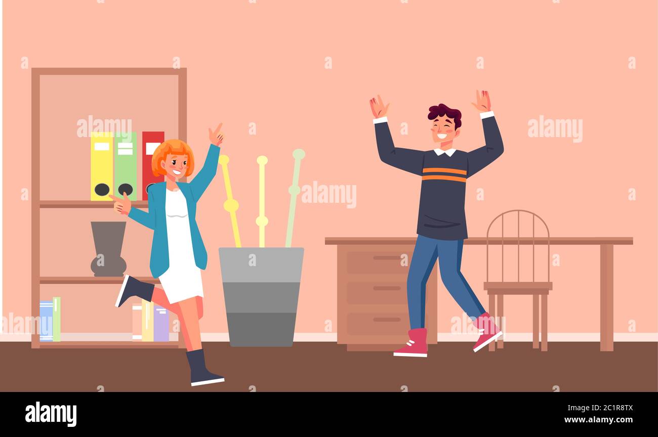 Dancing music home Stock Vector Images - Alamy