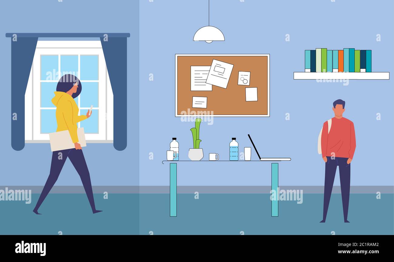 Beautiful girl laptop home Stock Vector Images - Alamy