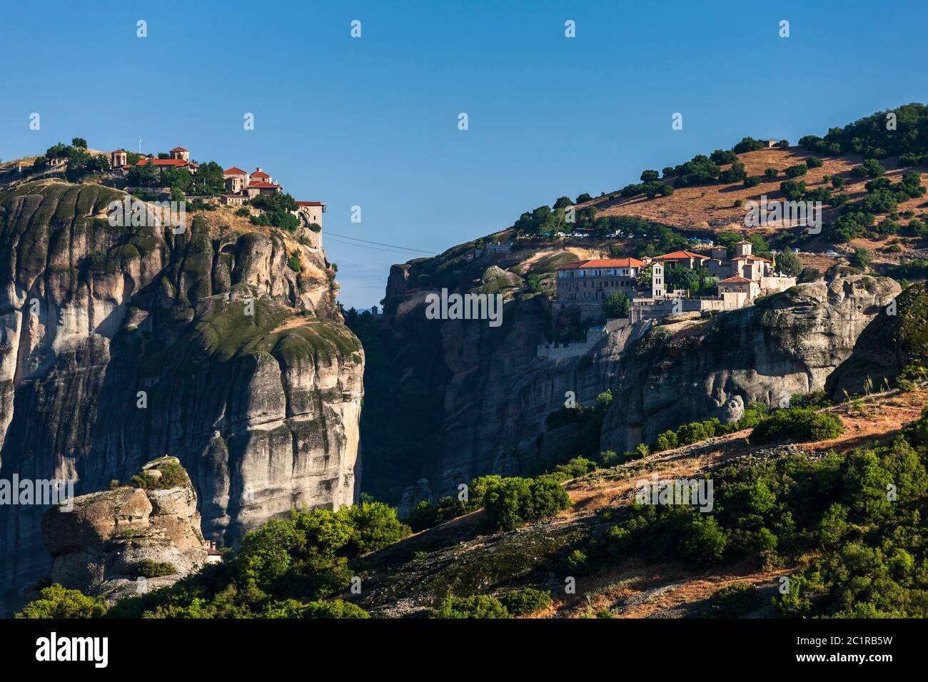 Meteora, The Great Meteoron Holy Monastery, Monastery on enormous ...