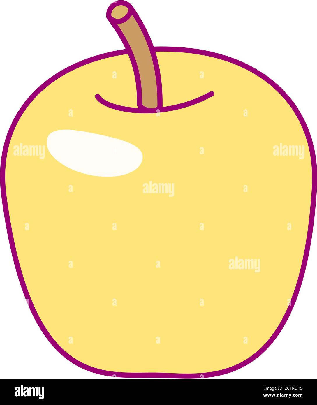 Clip art apple Stock Vector Images - Alamy