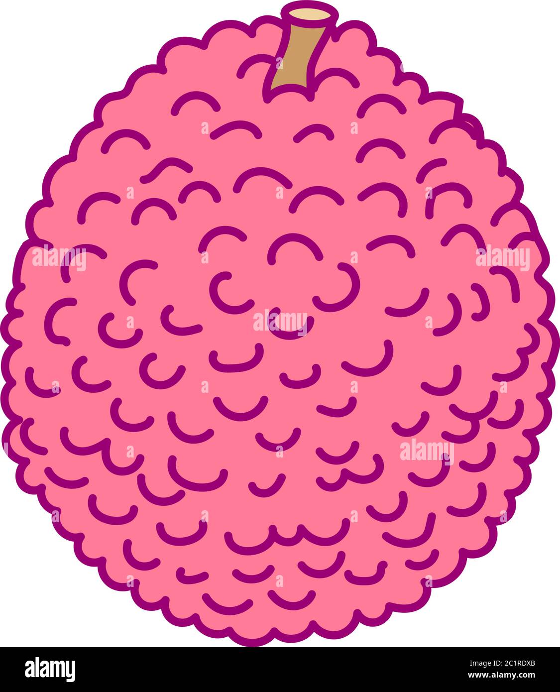 Vector cute drawn fruit Cut Out Stock Images & Pictures - Alamy