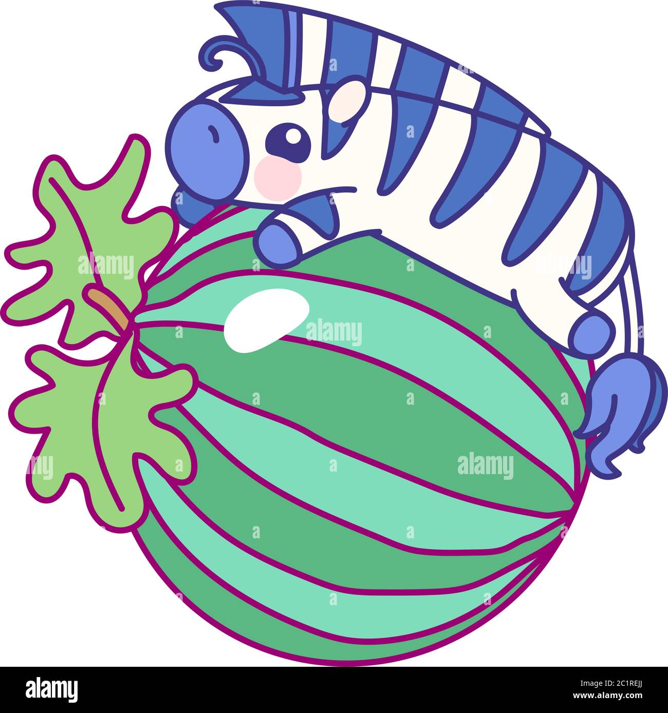 Baby watermelon Stock Vector Images - Alamy