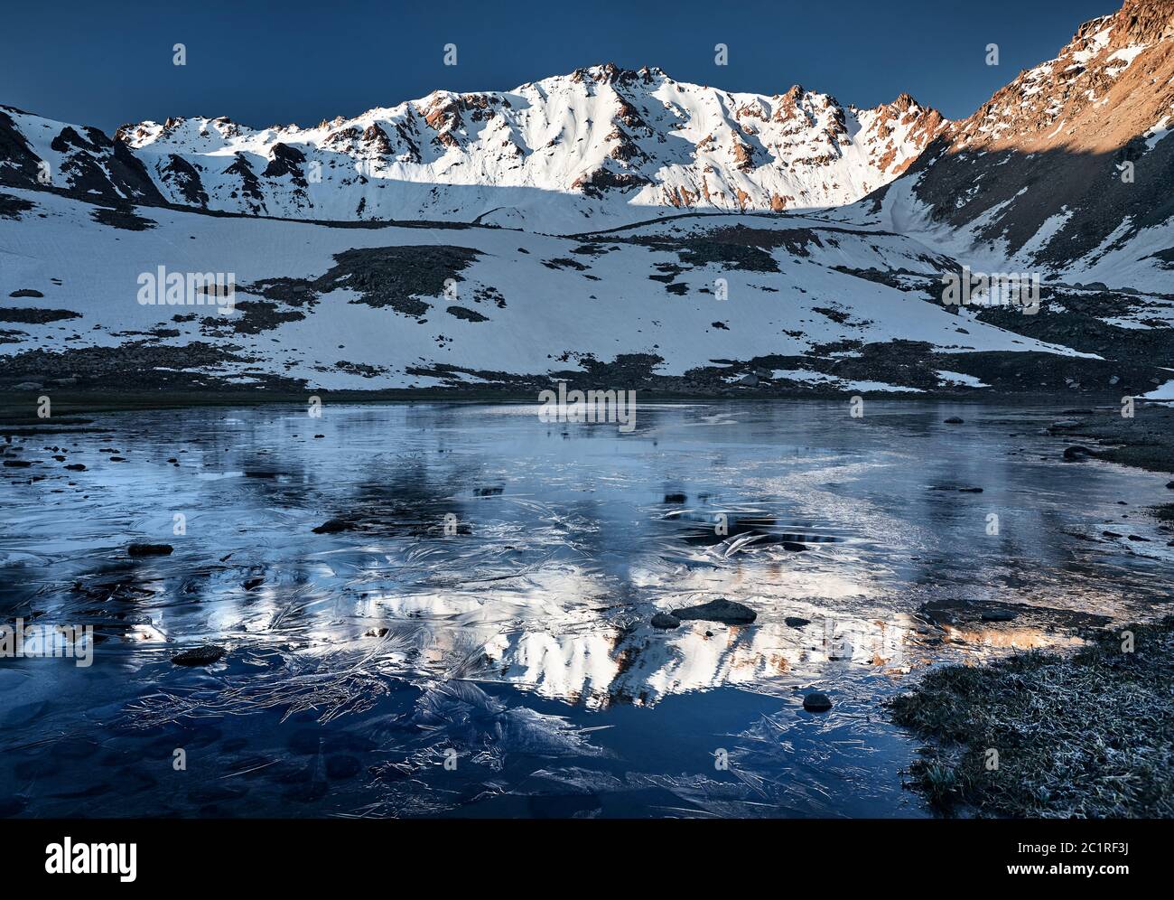 Beautiful Snowy Mountain Scenery