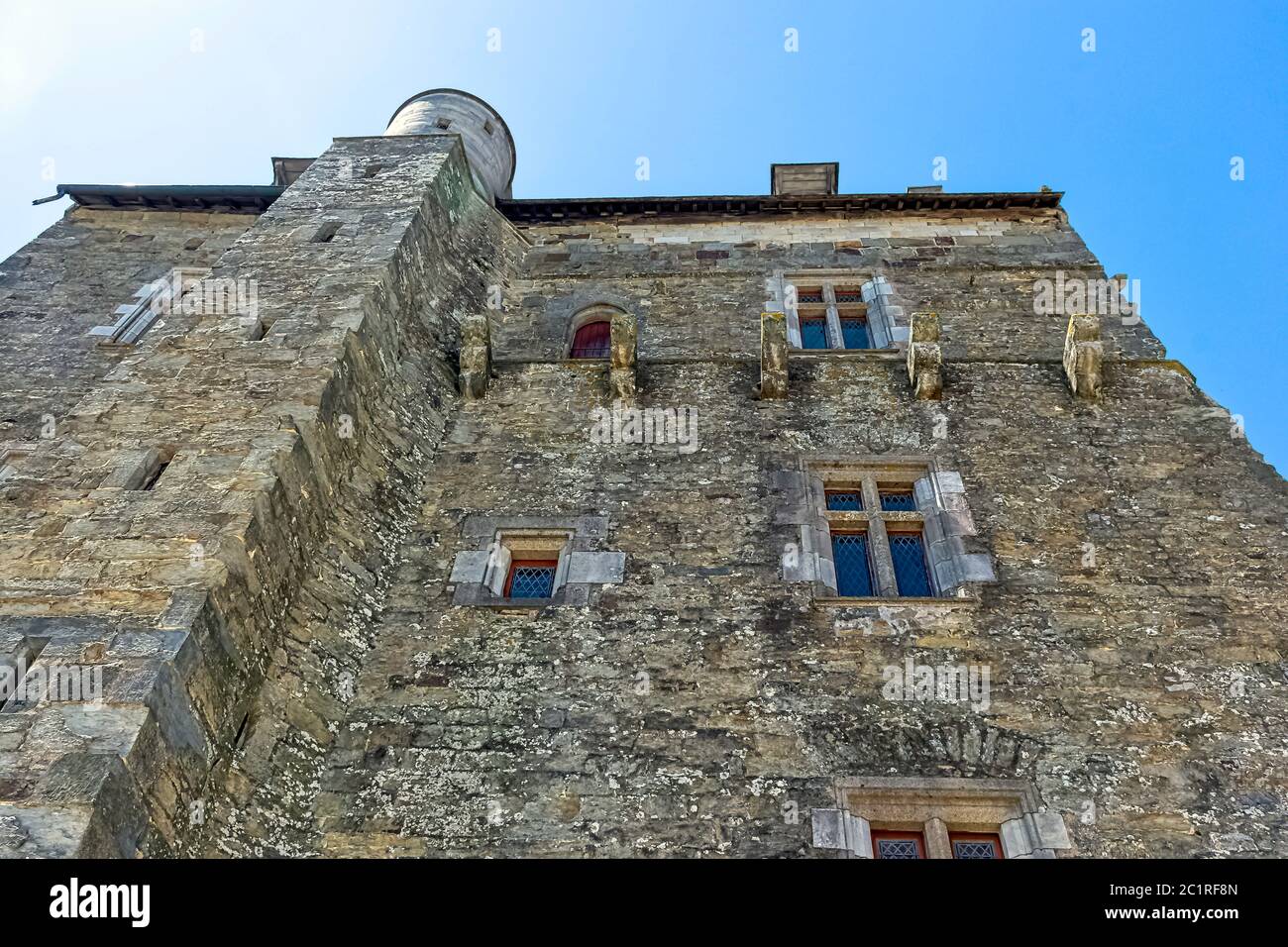 Chateau de Vitre - medieval castle in the town of VitrÃ©, Brittany ...
