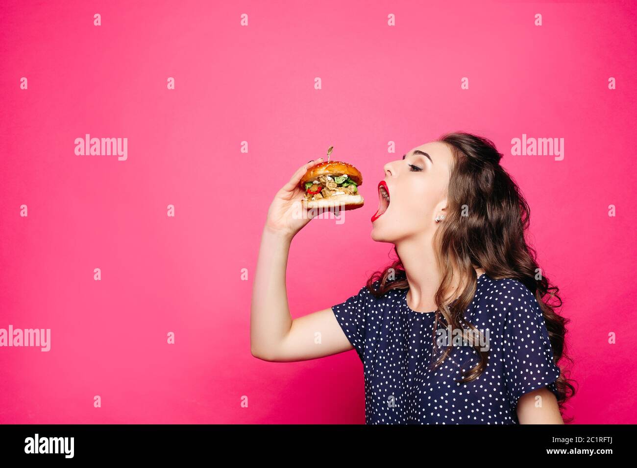 Big mouth eating hi-res stock photography and images - Alamy