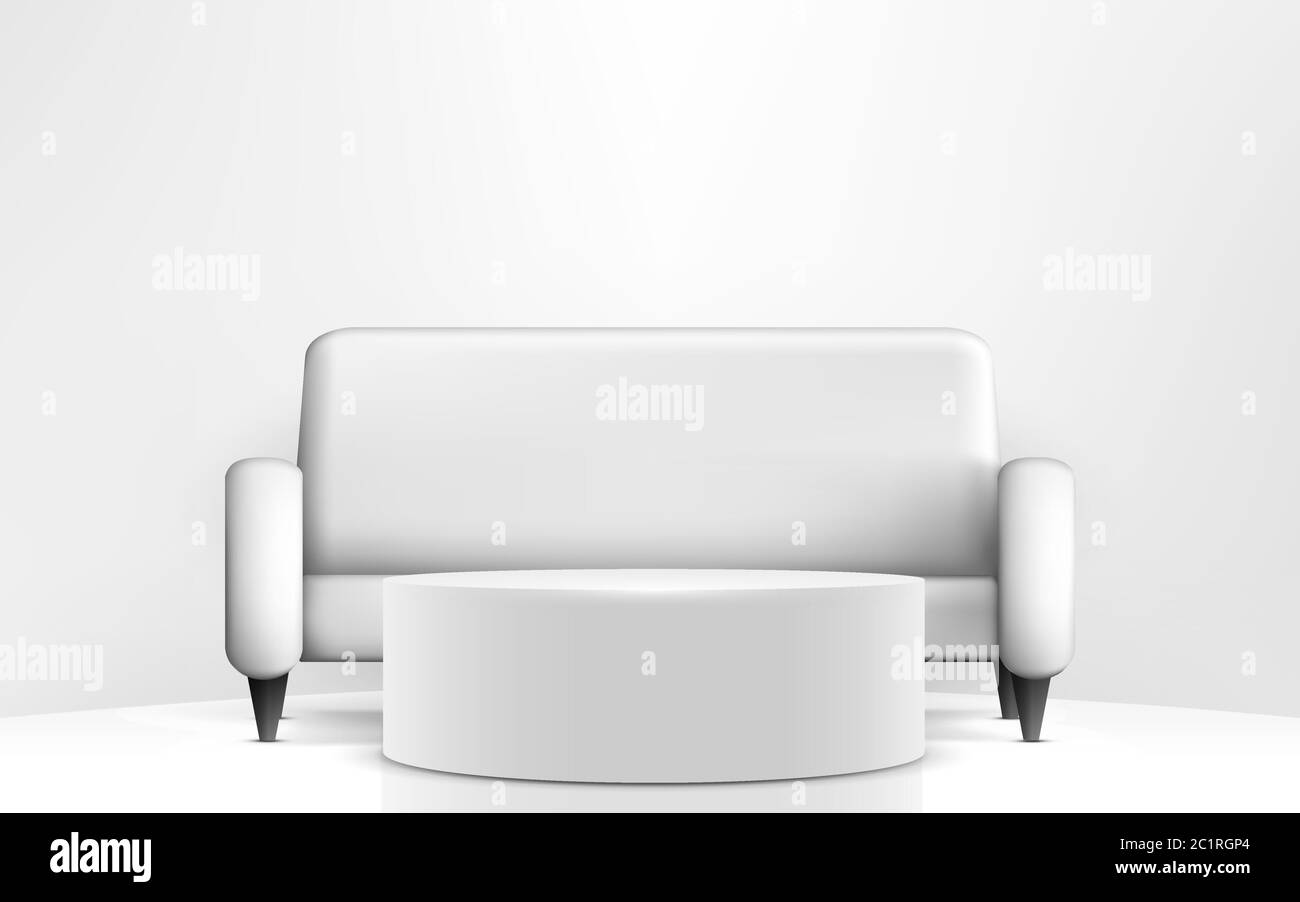 Cozy table sofa in Black and White Stock Photos & Images - Alamy