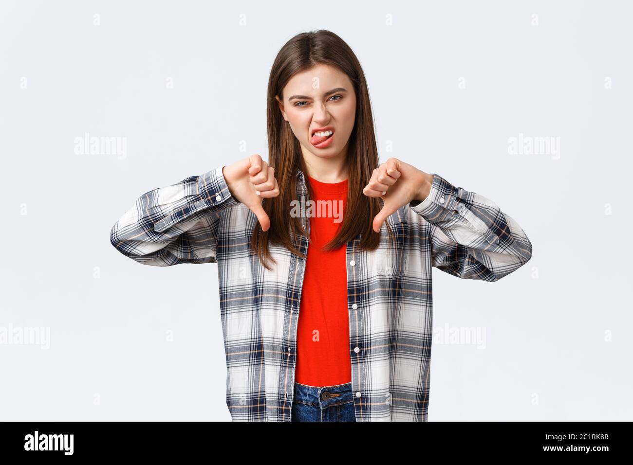 Woman picky face hi-res stock photography and images - Alamy