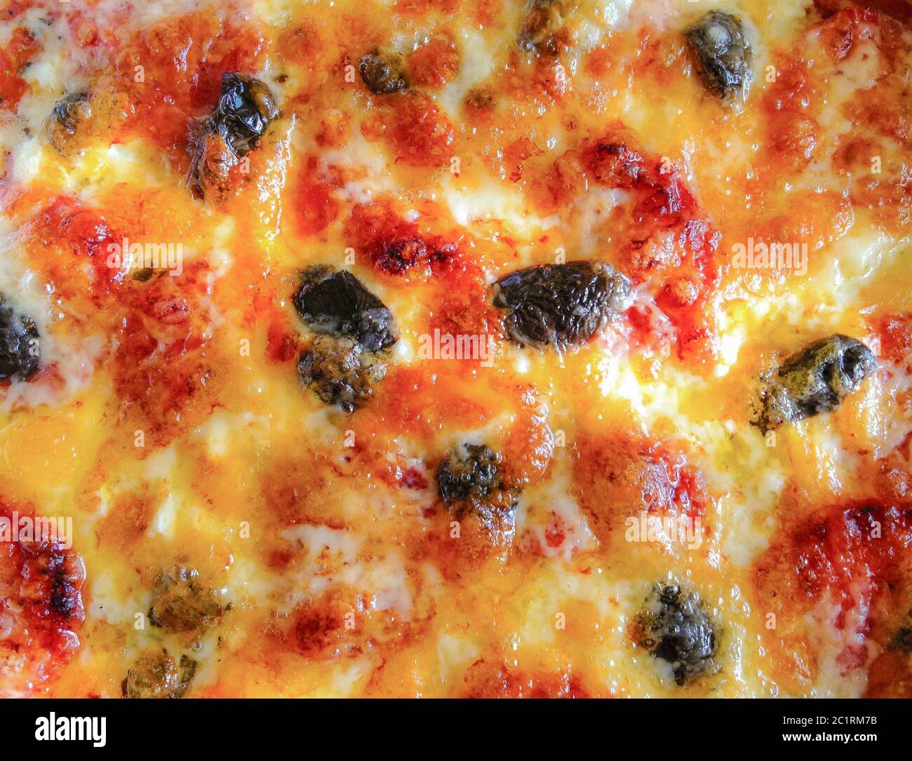 Cheesy Pepperoni Pizza Stock Photo - Alamy