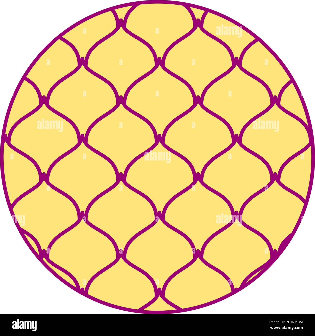 vector template round fruit. print for disposable tableware Stock ...