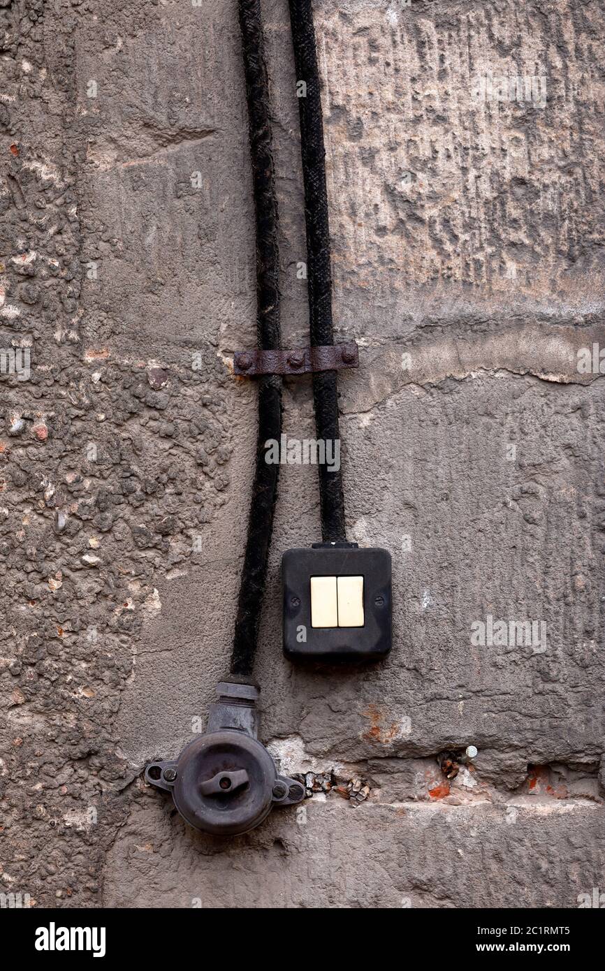 Historical light switches hi-res stock photography and images - Alamy