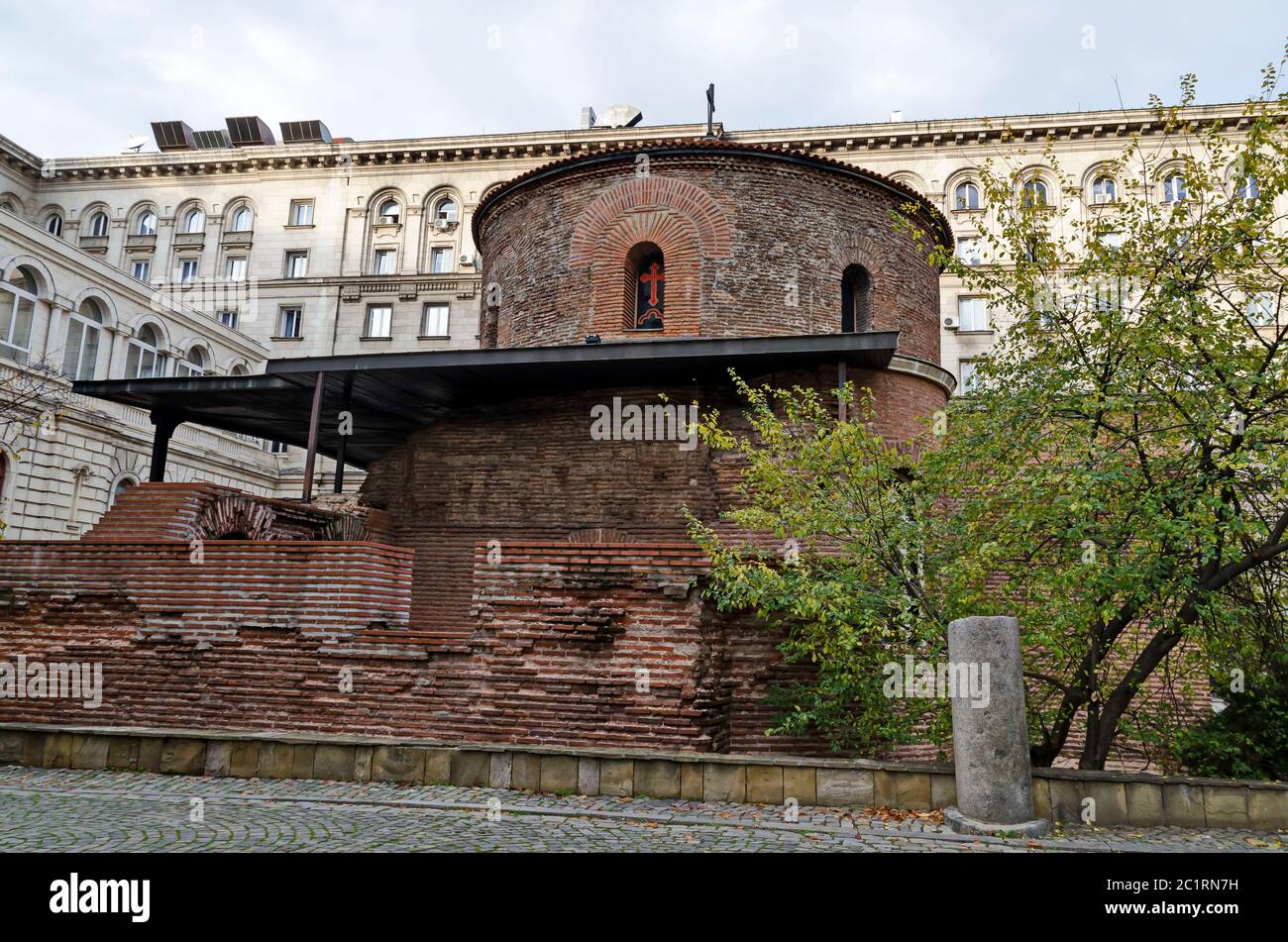St. George's Church is an early Christian red brick rotunda and is the oldest building in Sofia ...