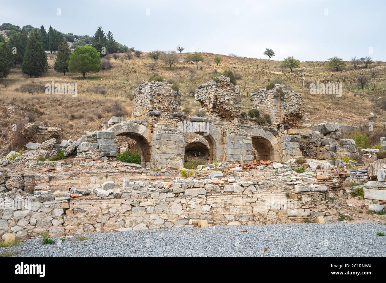 Ephesus ruins ancient Greek city in Izmir, Turkey Stock Photo - Alamy