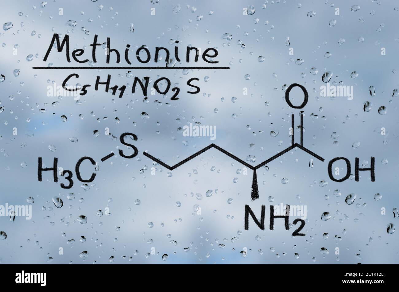 Structural model of Methionine Stock Photo - Alamy