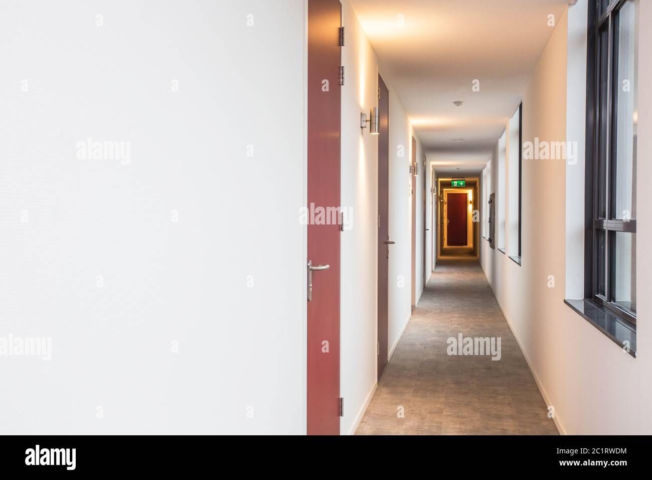 Apartment building hallway hi-res stock photography and images - Alamy
