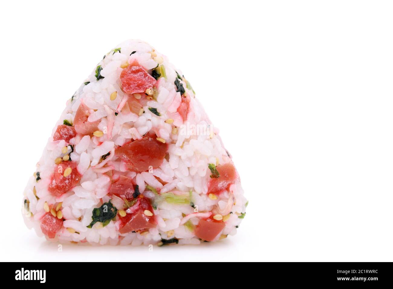 Onigiri, Japanese food, rice ball, rice triangle with umeboshi shirasu ...