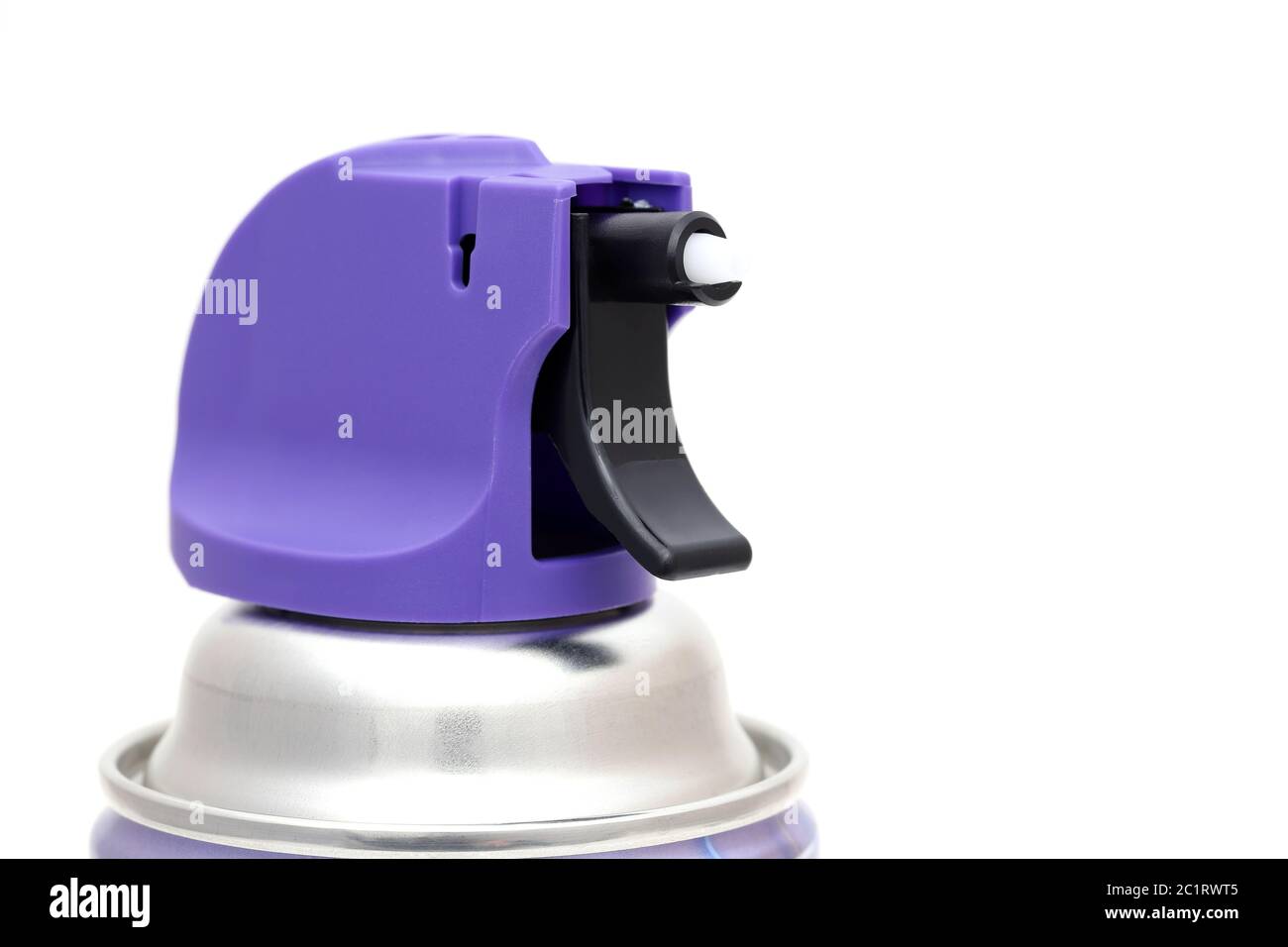 Insecticide spray can isolated on white background Stock Photo - Alamy