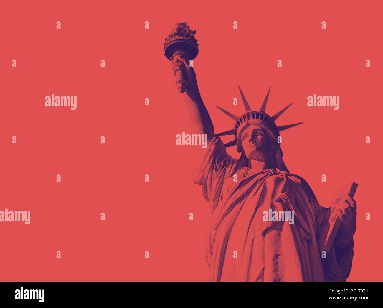 Bottom view of the famous Statue of Liberty Stock Photo - Alamy