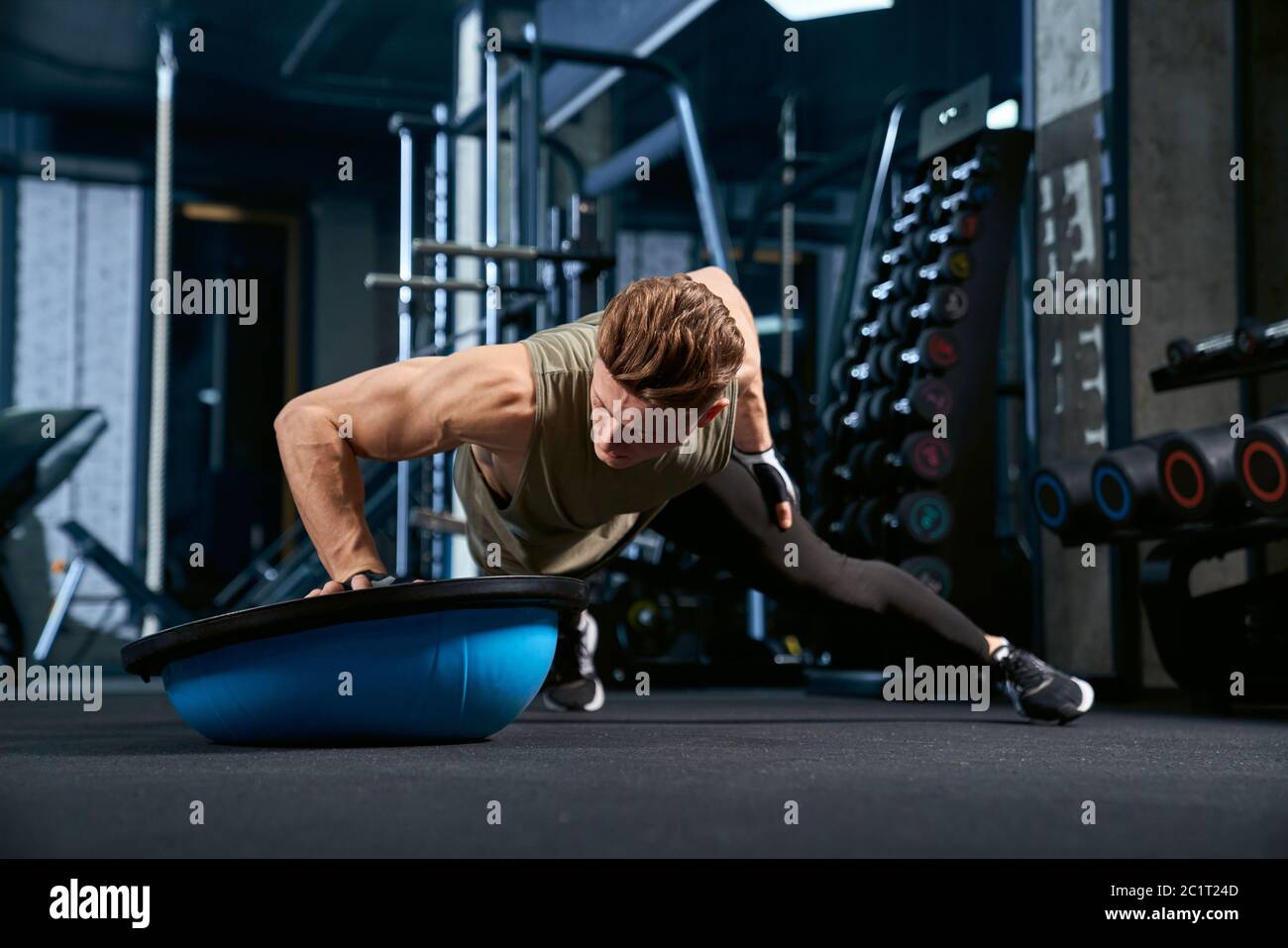 Half exercise ball hi-res stock photography and images - Alamy