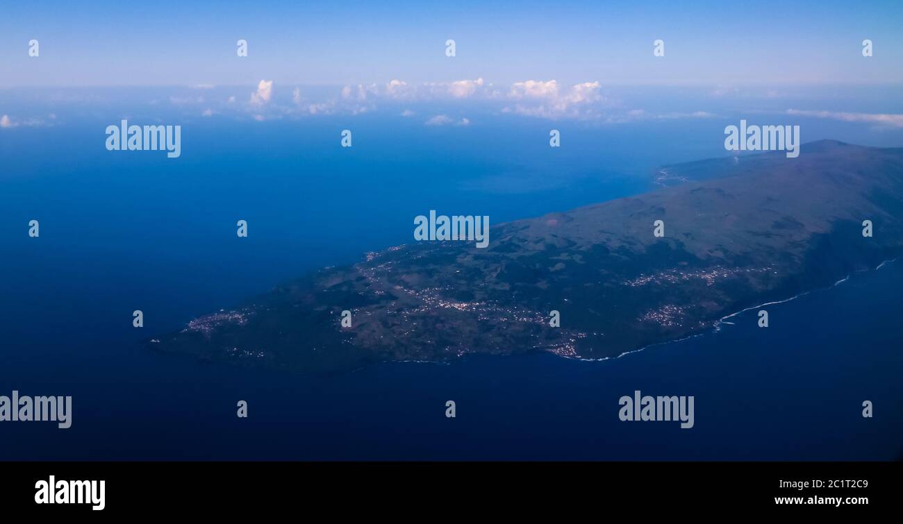 Azores pico aerial hi-res stock photography and images - Alamy