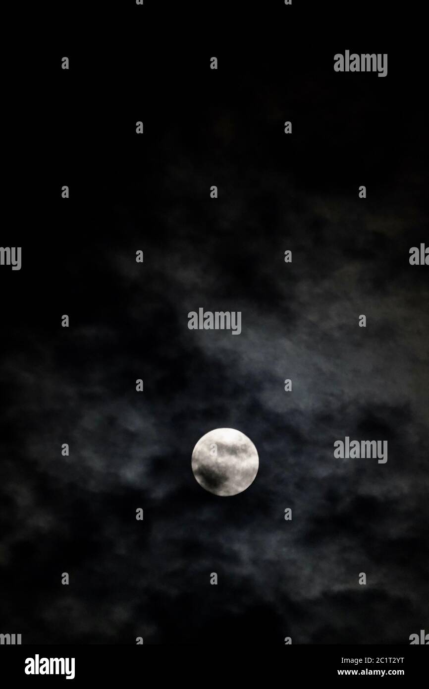 Moon covering hi-res stock photography and images - Alamy
