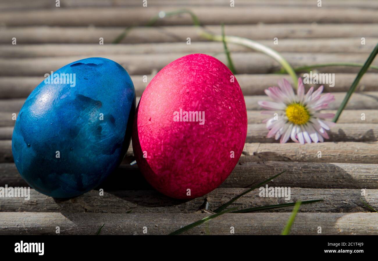colorful easter eggs Stock Photo - Alamy