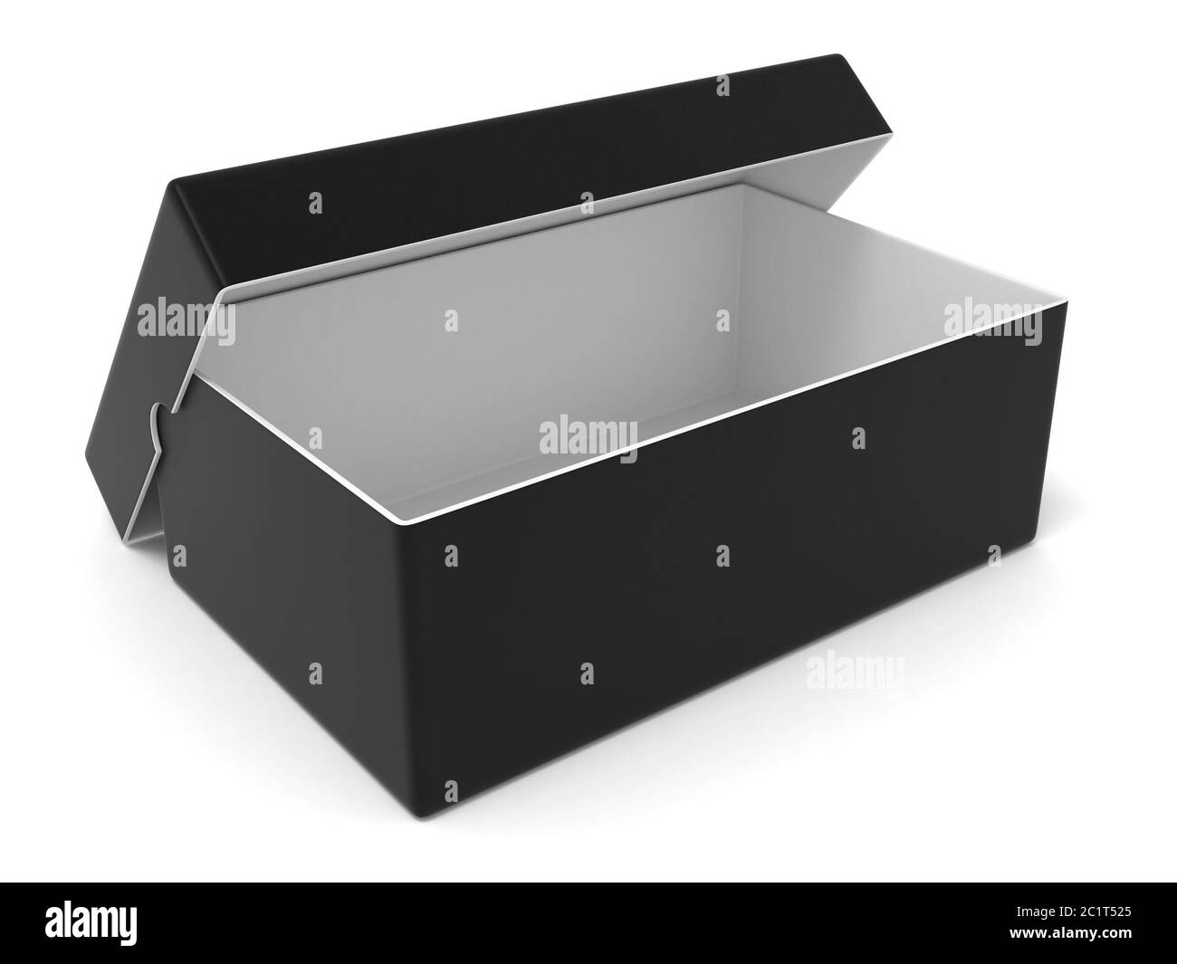 Empty black box, 3D Stock Photo - Alamy