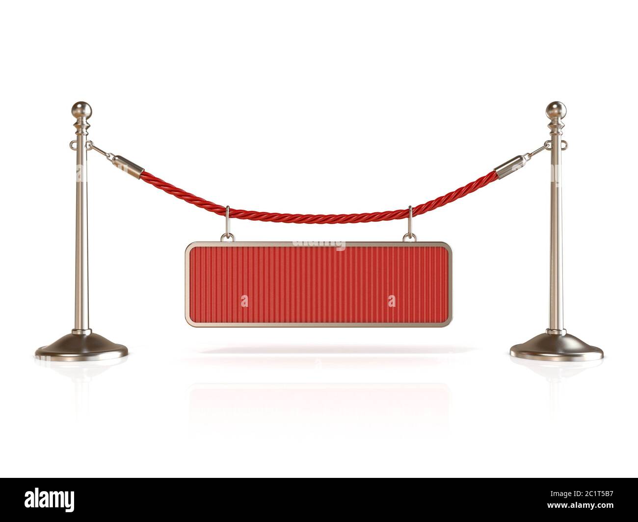 Red barrier velvet Cut Out Stock Images & Pictures - Alamy