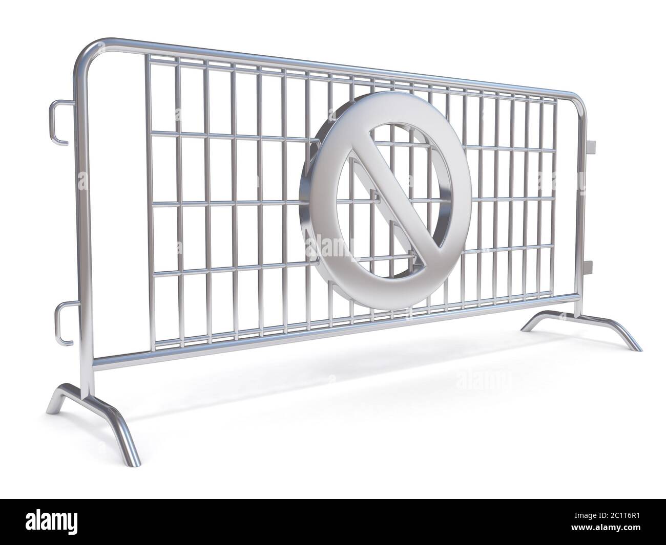 Metal barricades hi-res stock photography and images - Alamy