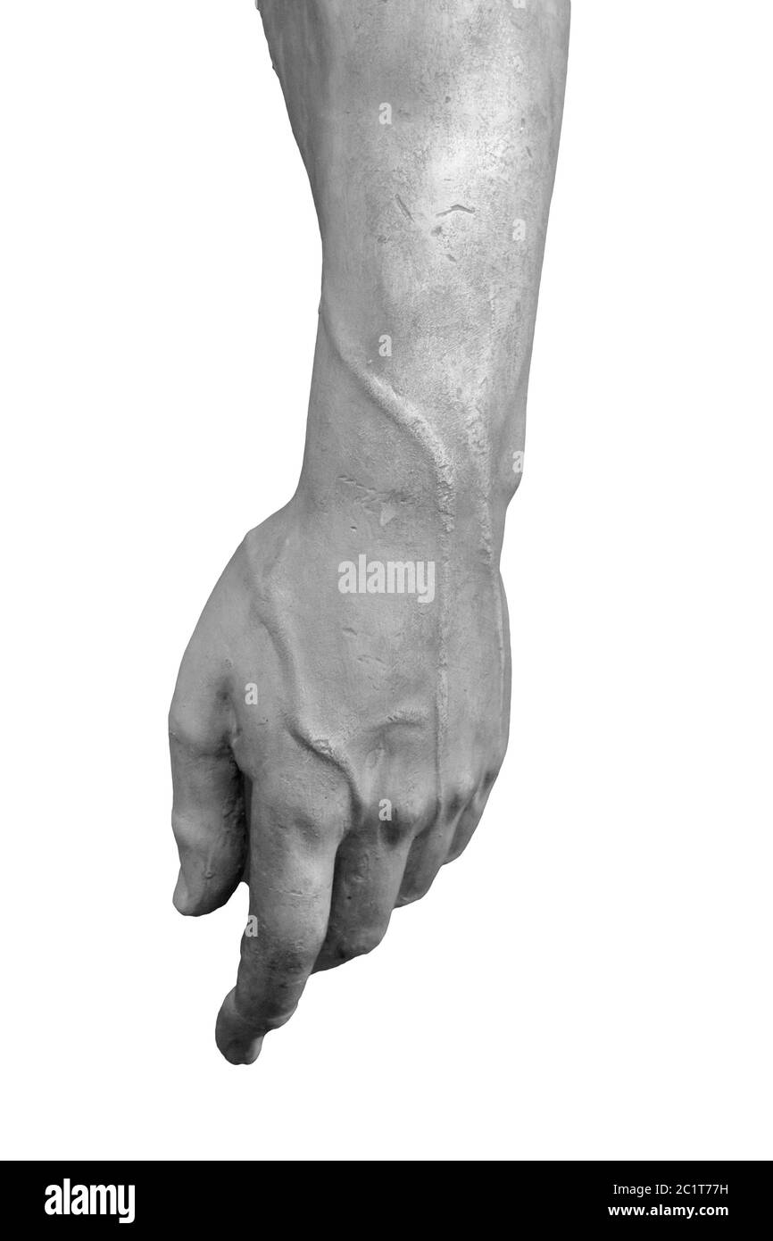 stone statue detail of human hand Stock Photo - Alamy