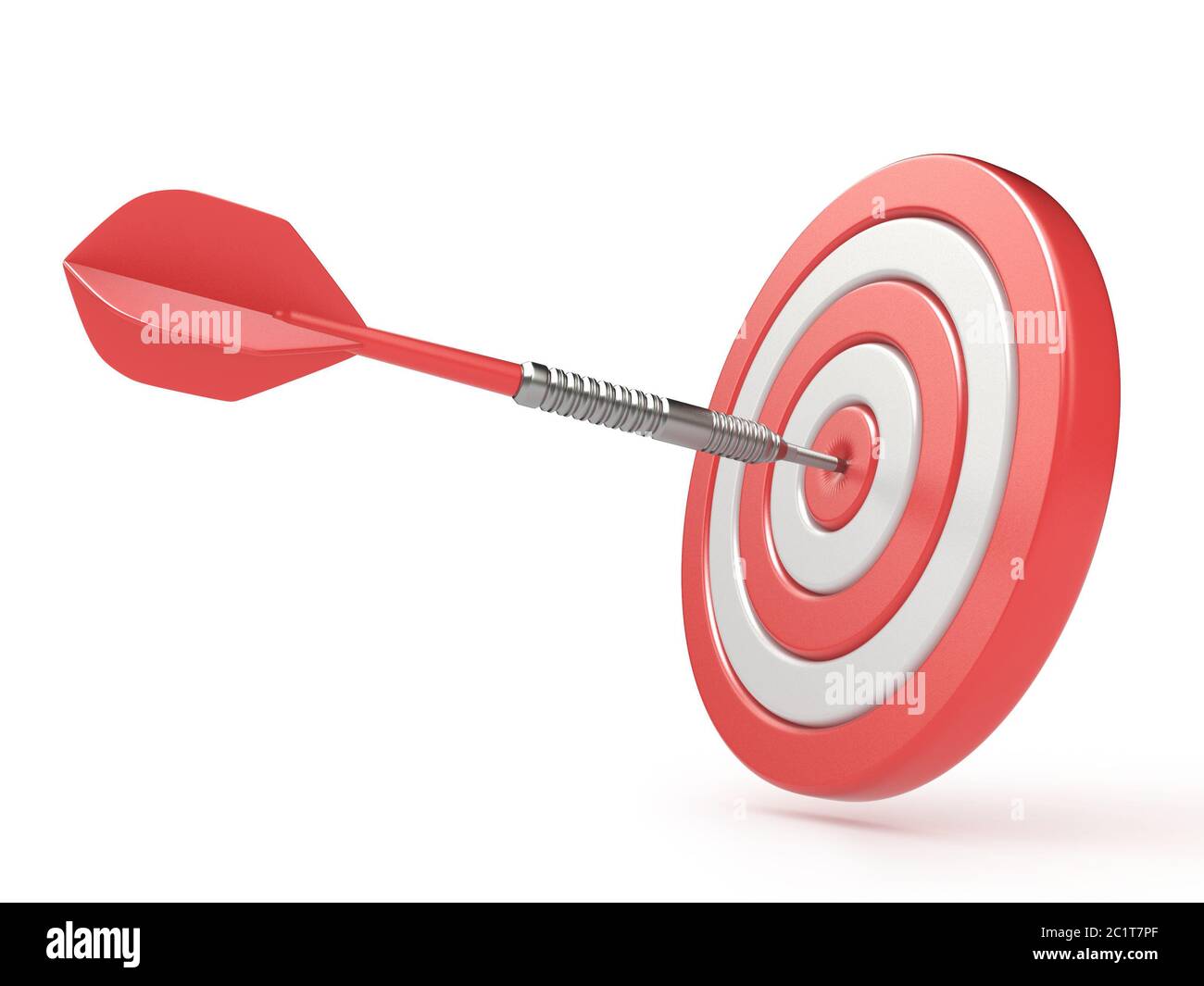 Red concentric circle target Cut Out Stock Images & Pictures - Alamy