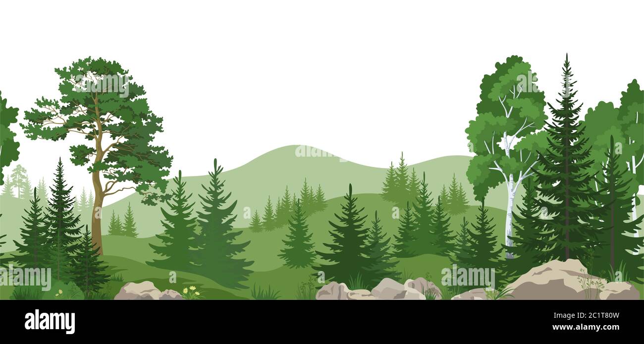 Seamless landscape hi-res stock photography and images - Alamy
