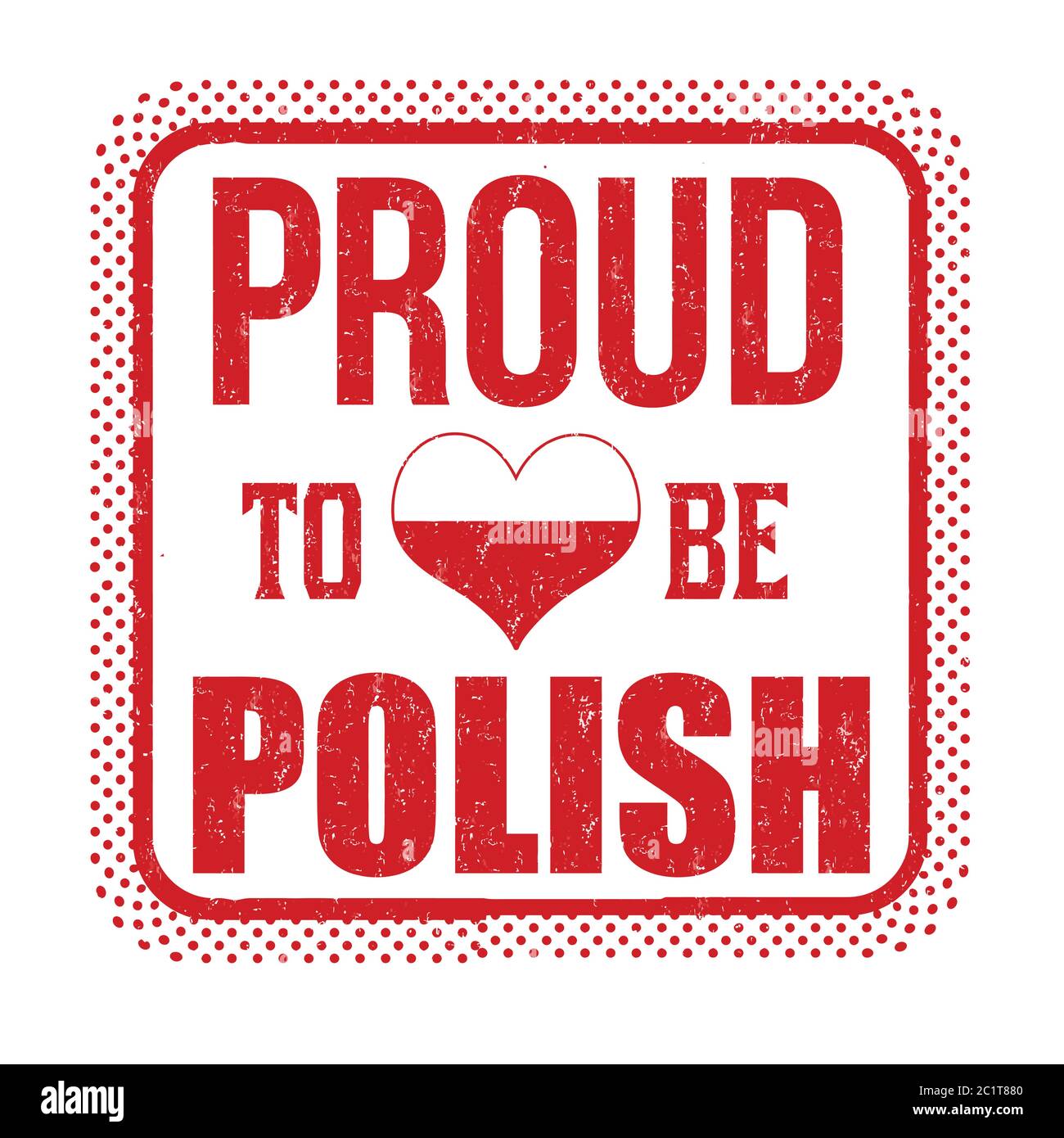 Proud to be polish sign or stamp on white background, vector ...