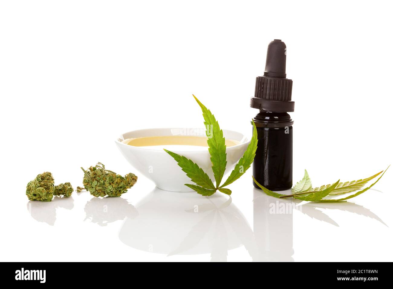 Glass dropper bottle cannabis Cut Out Stock Images & Pictures - Alamy