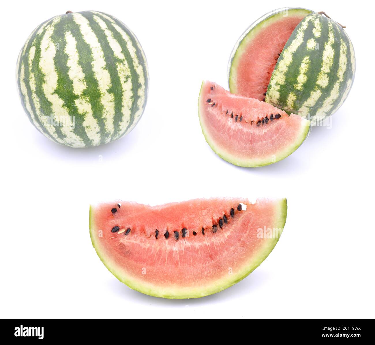 Watermelon ripe Cut Out Stock Images & Pictures - Alamy