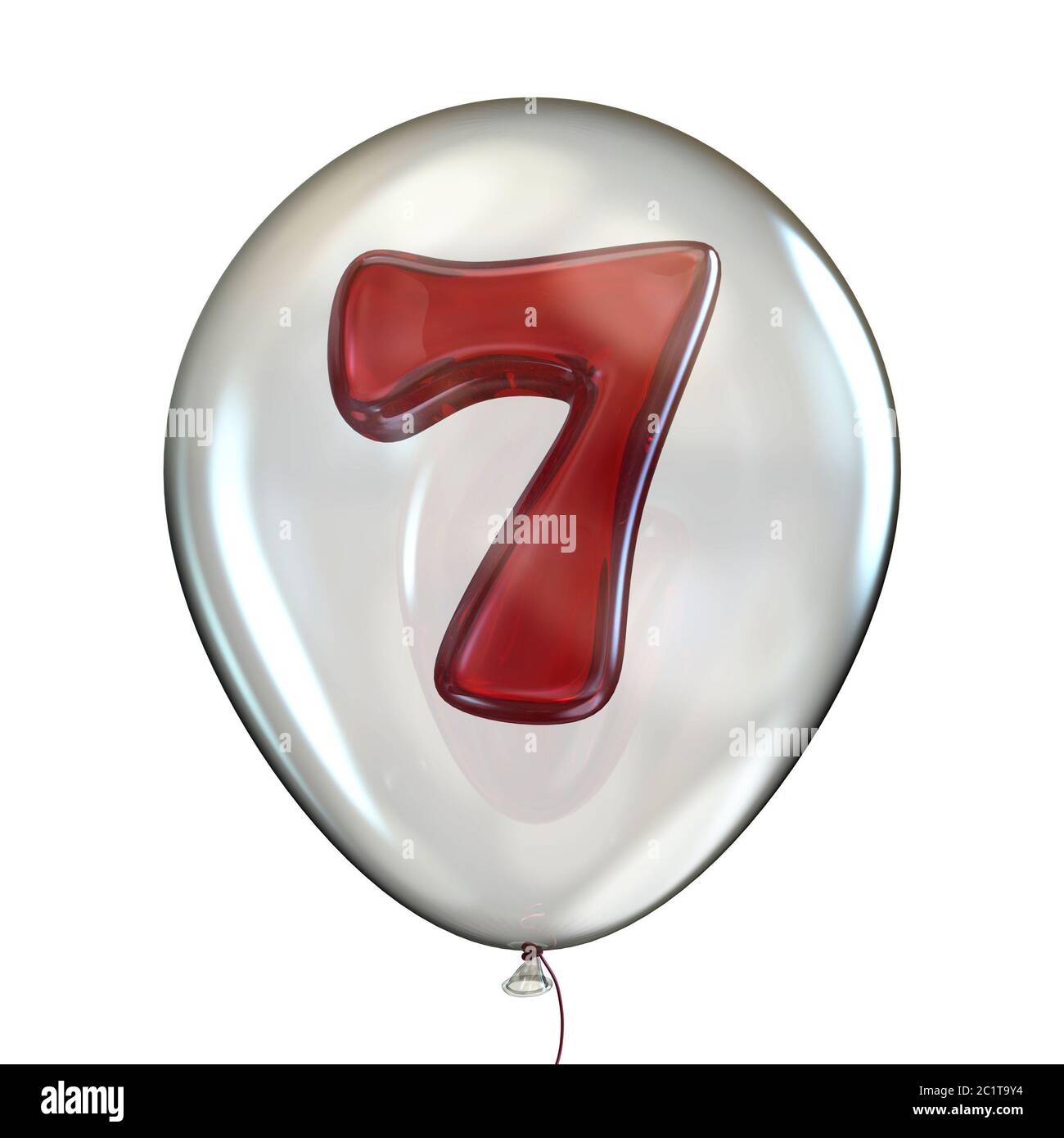 3d number seven in Cut Out Stock Images & Pictures - Alamy