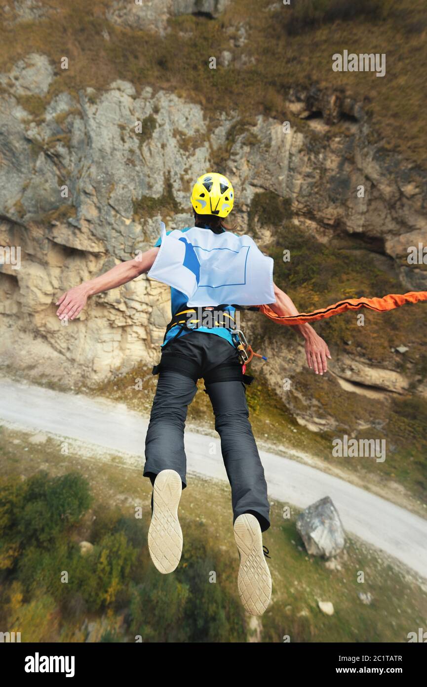 Man falling down mountain hi-res stock photography and images - Alamy
