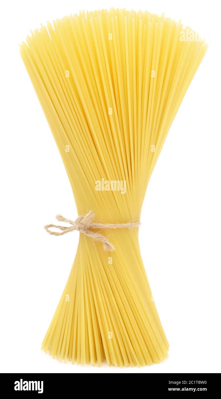 Pasta. Raw italian food, Spaghetti Stock Photo - Alamy