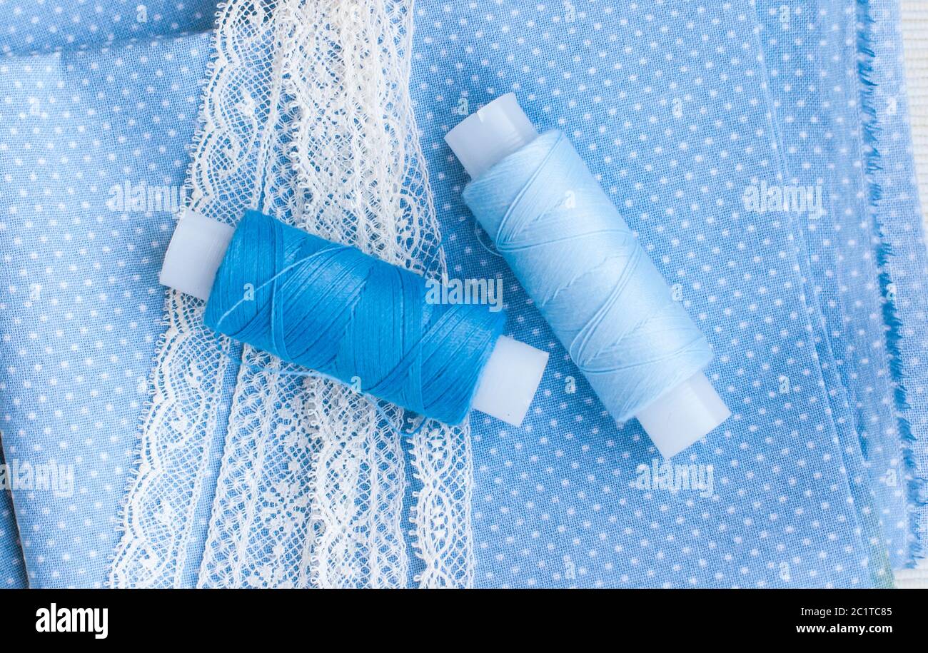 Materials for the sewing hi-res stock photography and images - Alamy