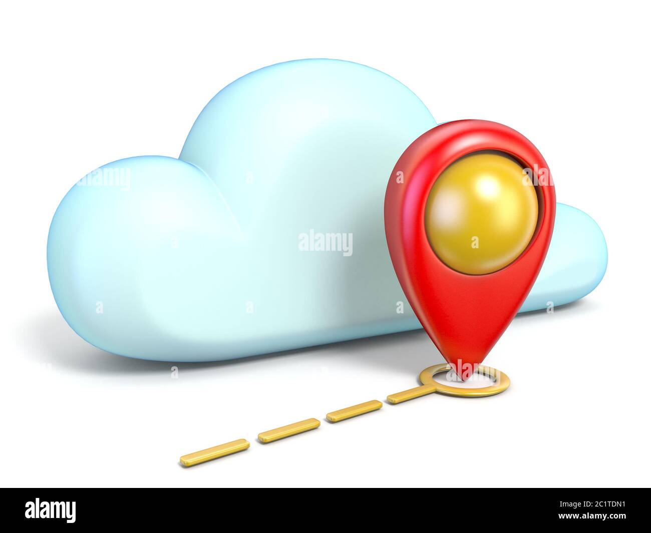 Map of red cloud hi-res stock photography and images - Alamy