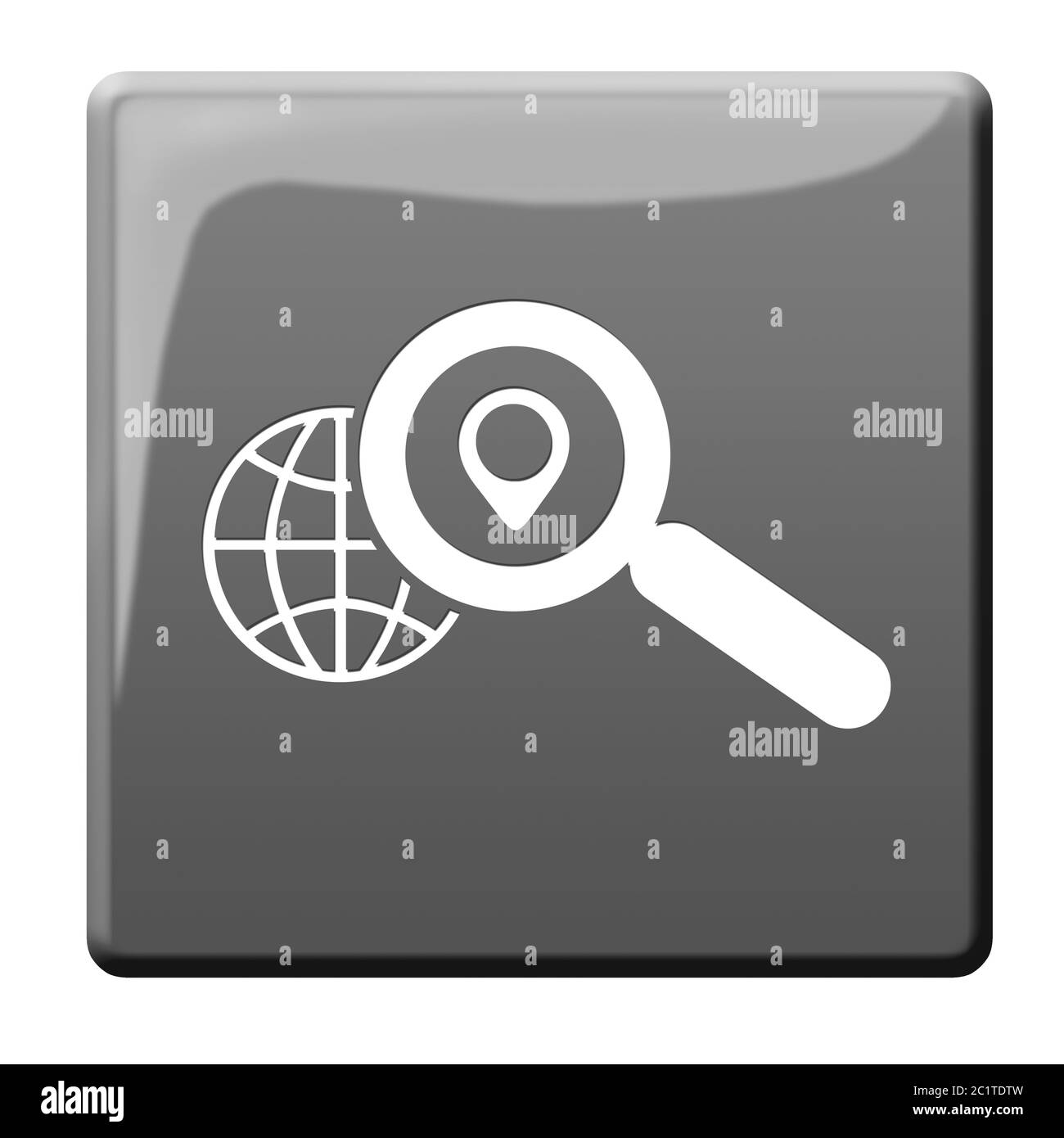 global navigation button - symbol Stock Photo - Alamy