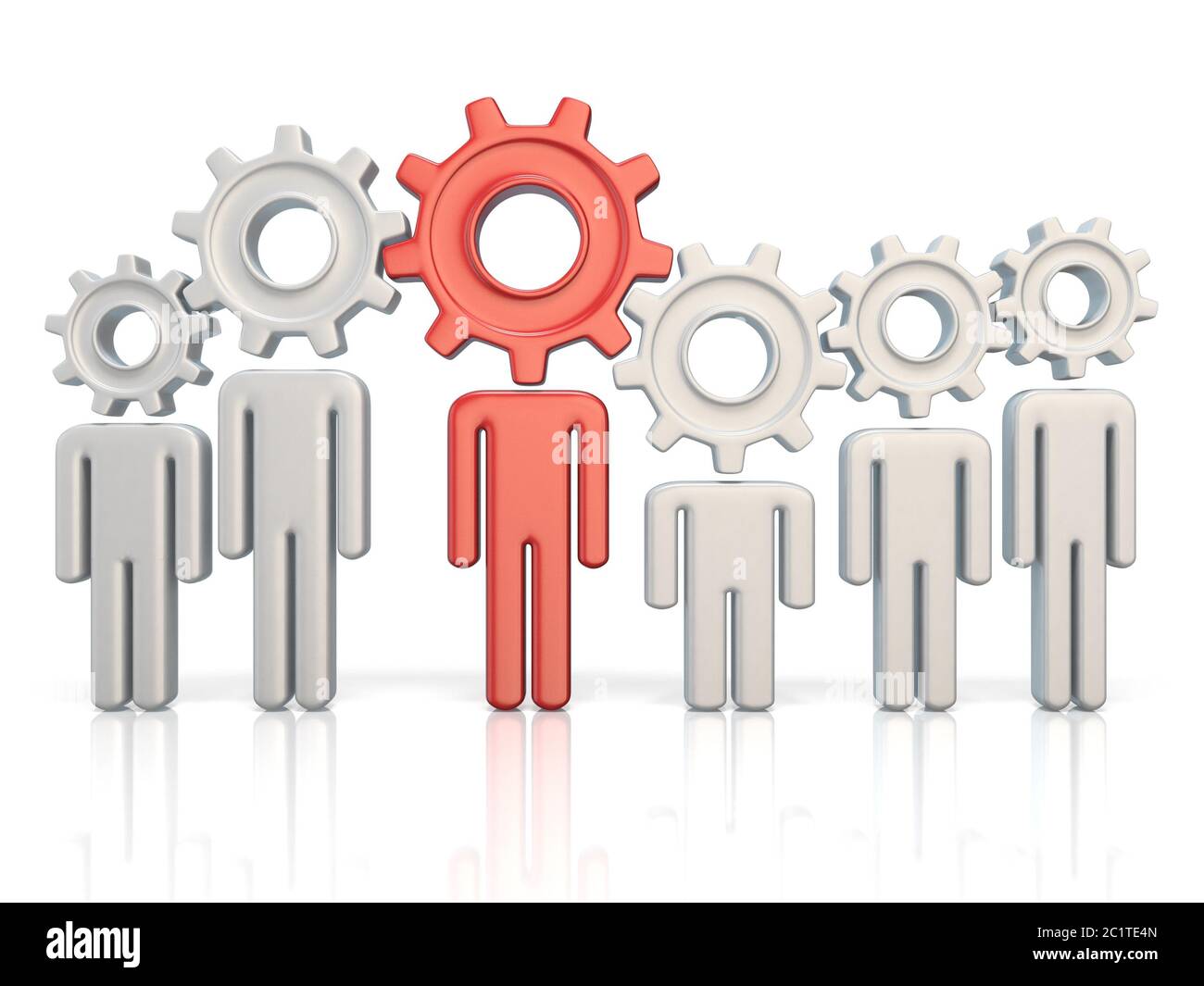 Human communication front view 3D Stock Photo - Alamy