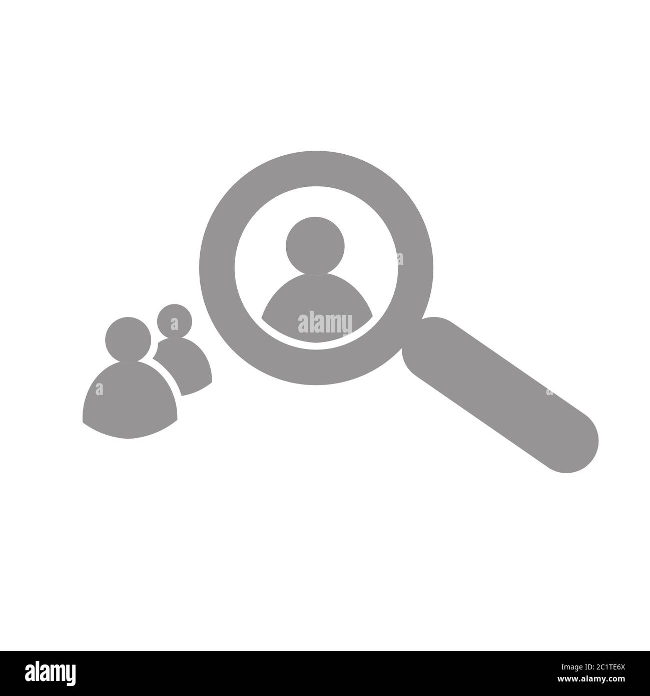 Personal search - Symbol icon Stock Photo - Alamy