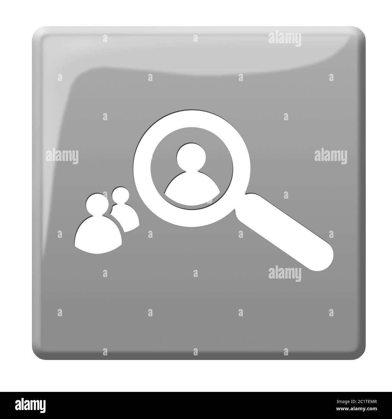 Personal search - Symbol icon Stock Photo - Alamy