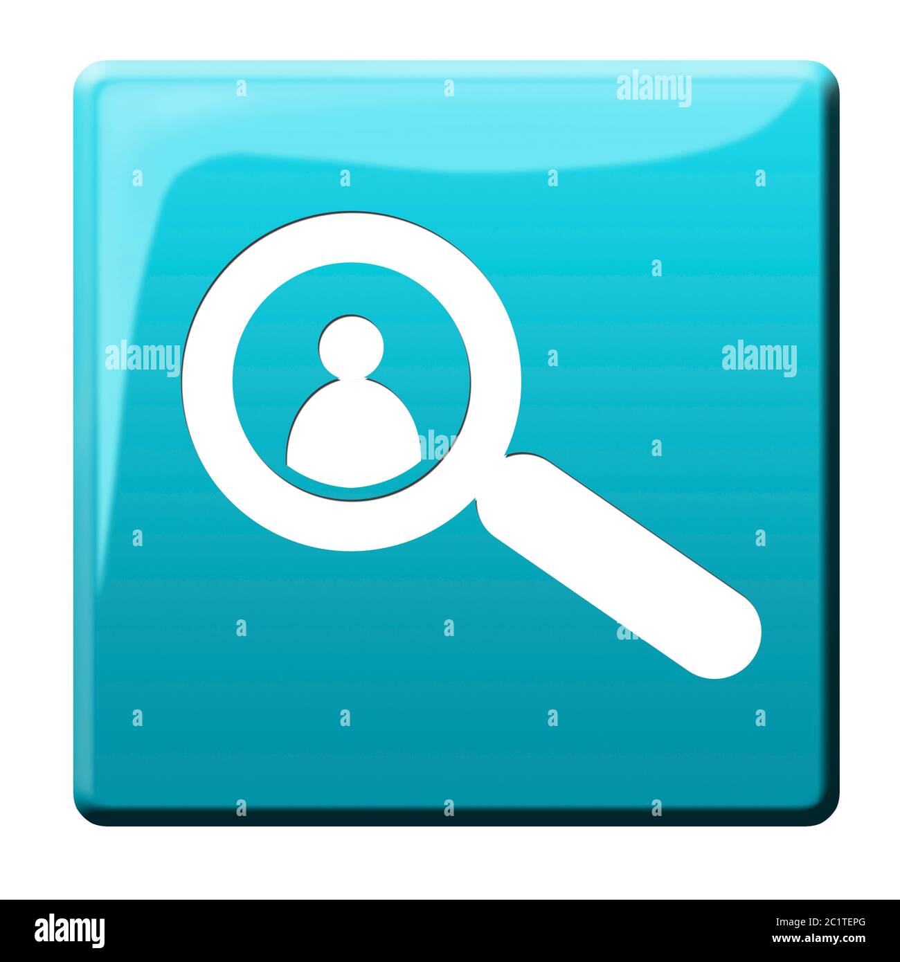 personal search - button Stock Photo - Alamy