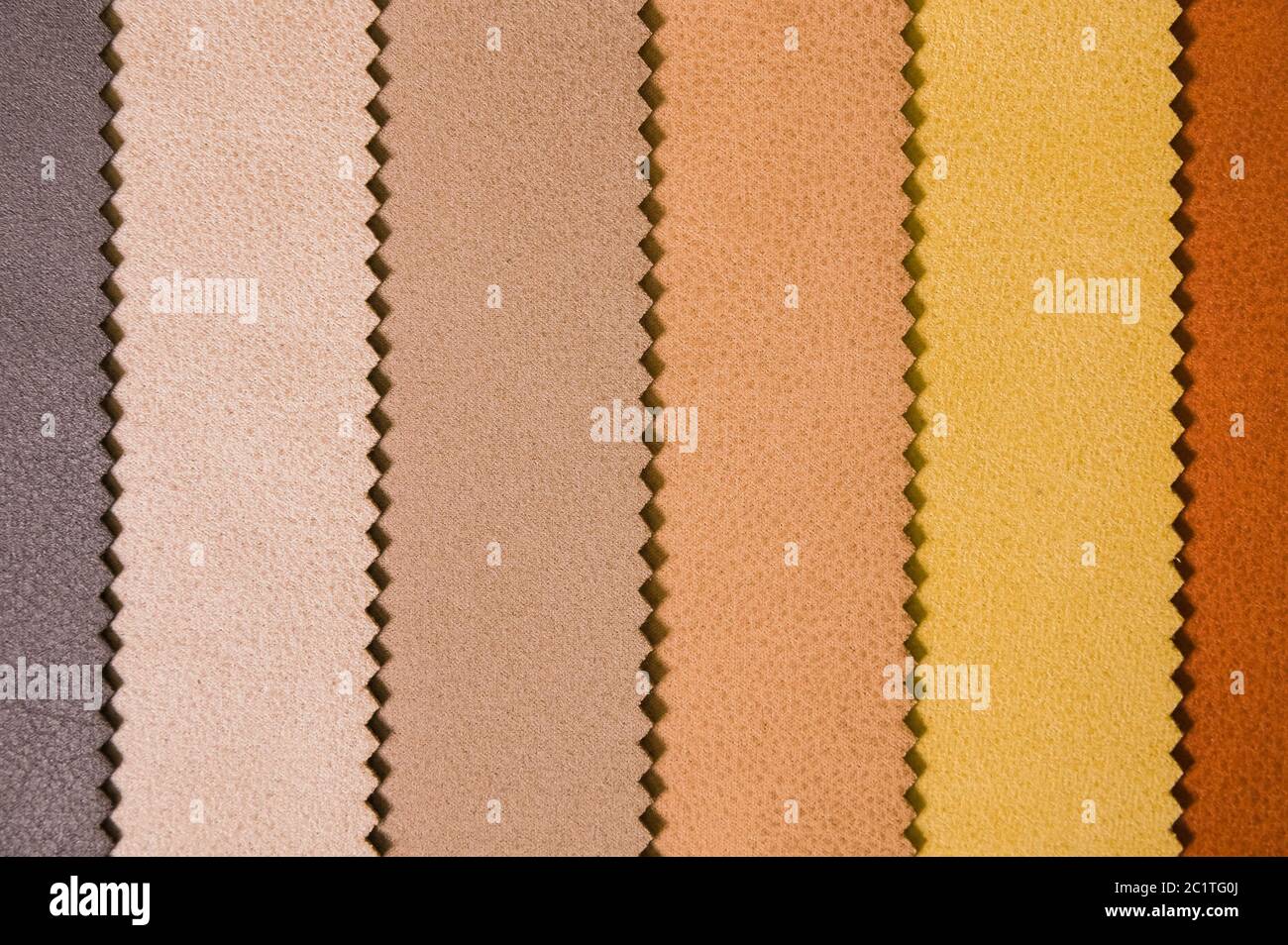 Colorful and bright fabric samples of leatherette furniture and ...