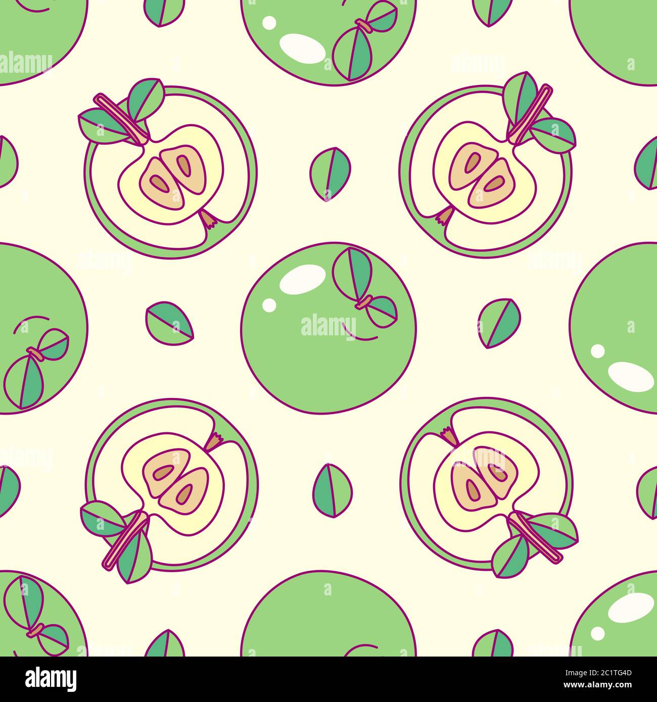 vector tropical food seamless pattern clip art Stock Vector Image & Art ...