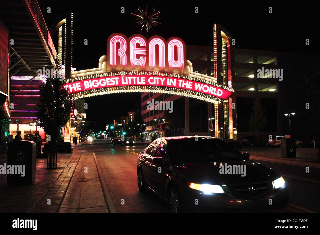 Welcome Sign, Reno, Nevada Stock Photo - Alamy