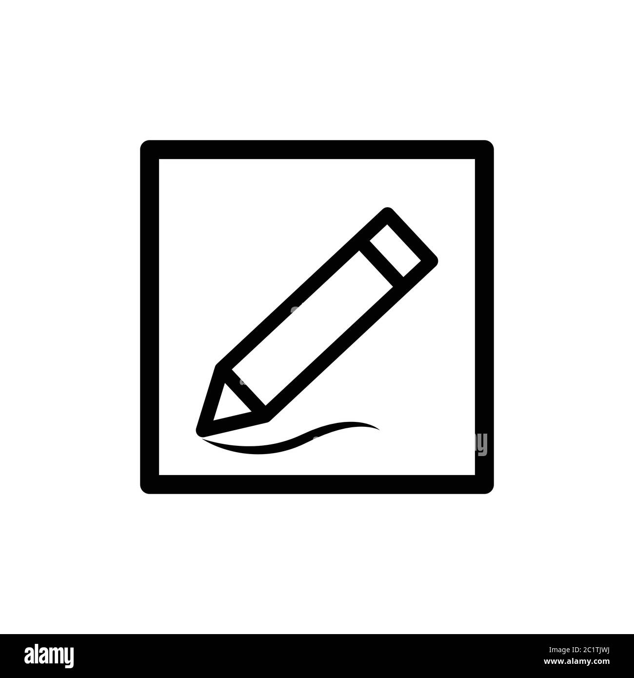 Pencil And Paper Icon