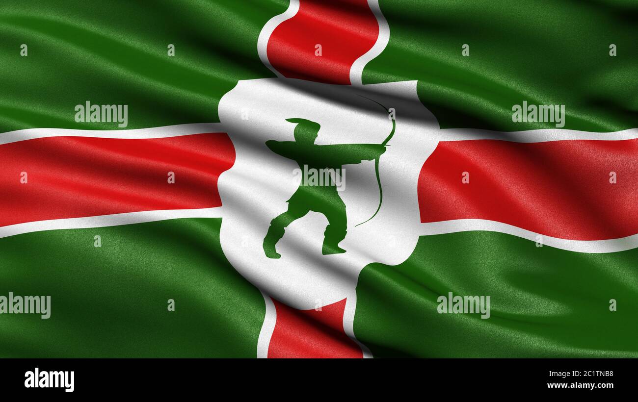 Flag of nottinghamshire hi-res stock photography and images - Alamy