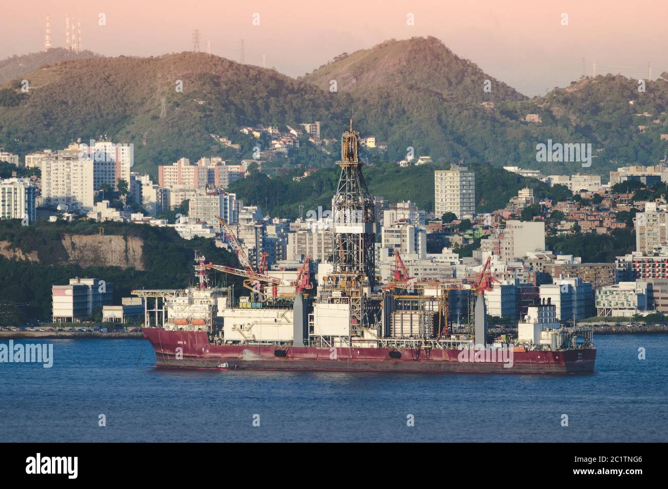 Big cargo ship in harbour of Rio de Janeiro Stock Photo - Alamy